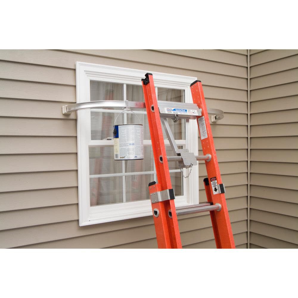 Werner Aluminum Ladder Stabilizer for Extension Ladders. Attaches In ...