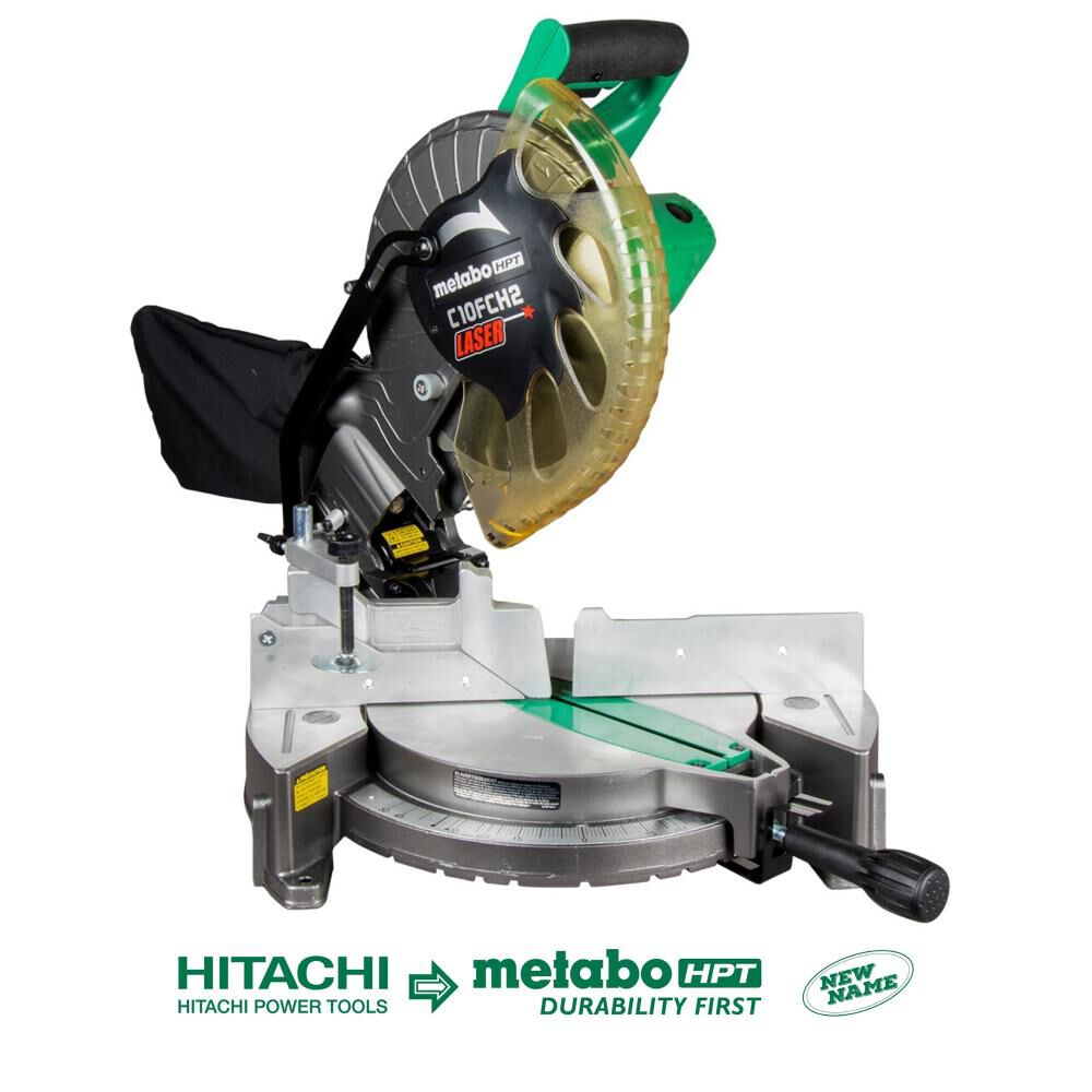 Metabo HPT Compound Miter Saw 10in with Laser Marker C10FCH2SM ...