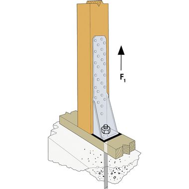 Simpson Strong-Tie 16 In. Length 11 Gauge Zinc Galvanized G90 Heavy ...