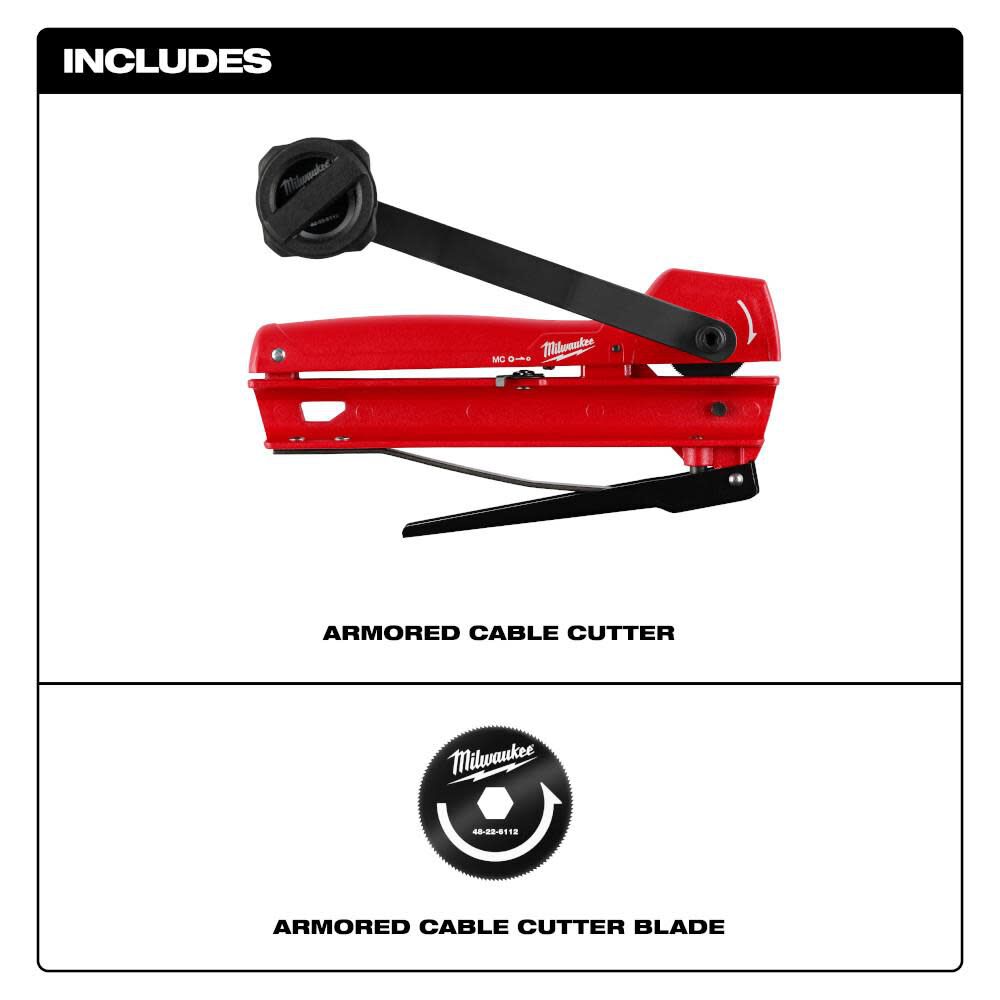 Milwaukee Armored Cable Cutter 48-22-6111 - Acme Tools