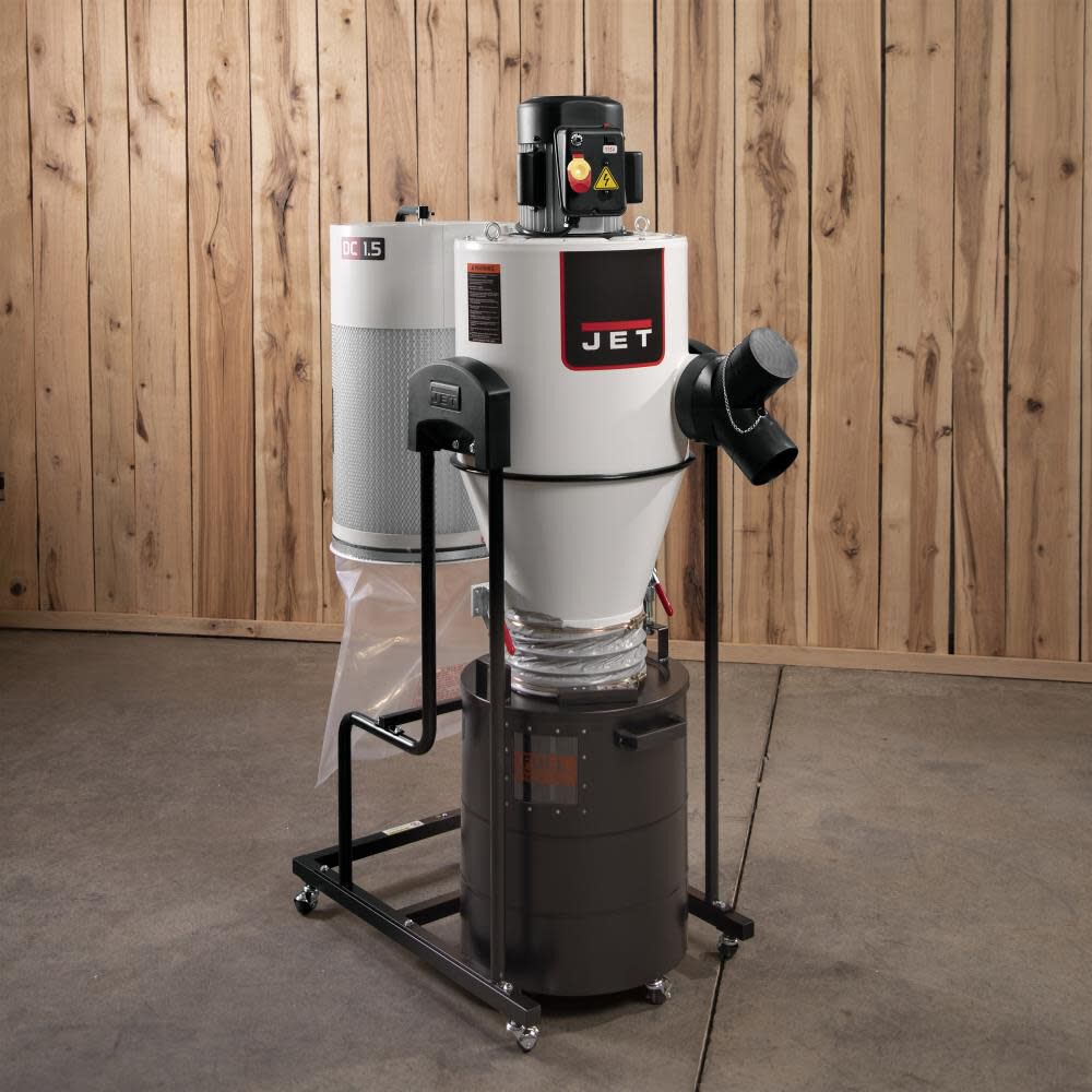 JET JCDC-1.5 Cyclone Dust Collector 1.5HP 717515 - Acme Tools