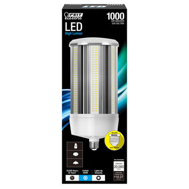 Feit Electric 1000W 20000 Lumens LED Yard Light Bulb 1pk C20000/5K/LED ...