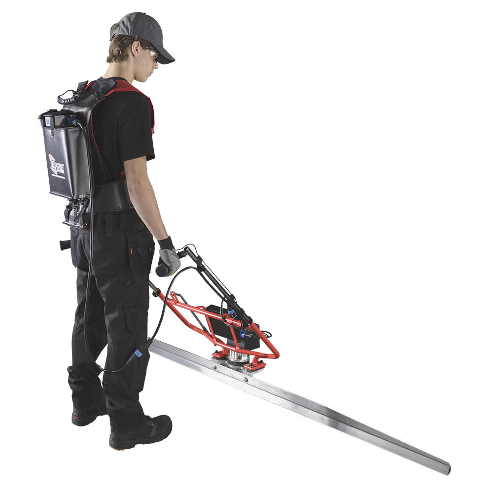 Allen Engineering 40V 1.5HP E-Screed Magic Screed with Battery Backpack ...