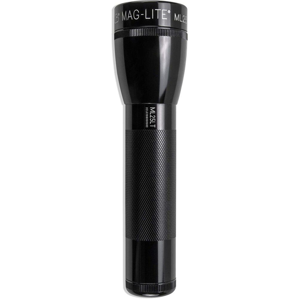 Maglite Flashlight ML25LT 192 Lumens Black LED 2 Cell C 188-000-026 ...