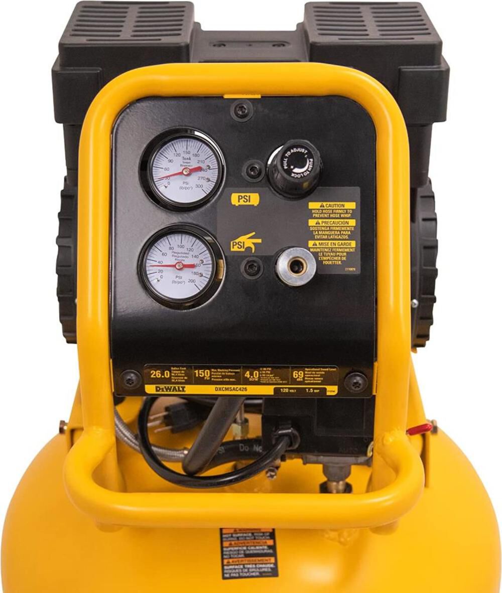 DEWALT 26 Gallon Air Compressor 1.5HP 150 PSI Portable Electric Ultra ...