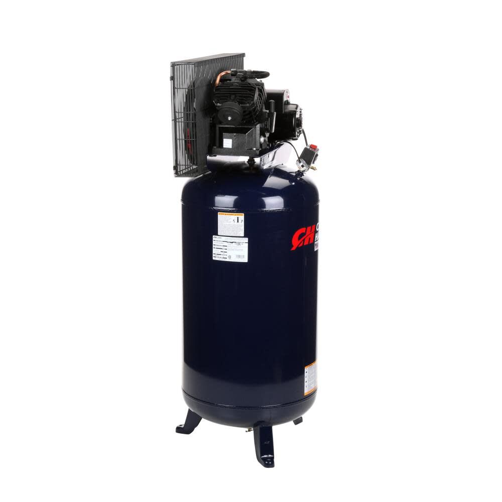 Campbell Hausfeld 80 Gallon 5 HP 16.1 CFM Vertical Stationary Air ...