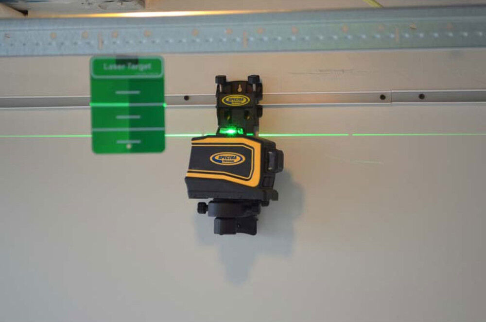 Spectra Precision 3 x 360 Degree Green Beam Laser Kit with M156 Fine ...