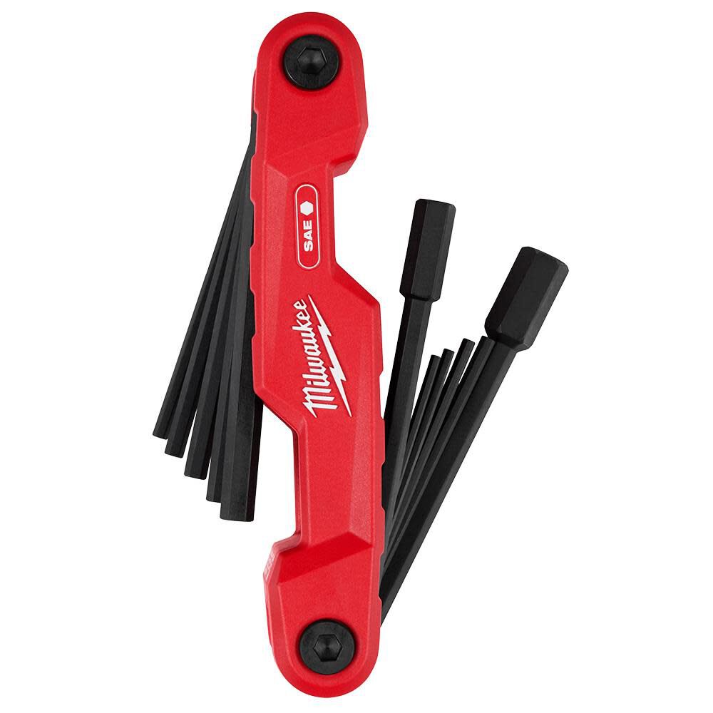 Milwaukee 11-Key Electricians Folding Hex Key Set SAE 48-22-2180 - Acme ...