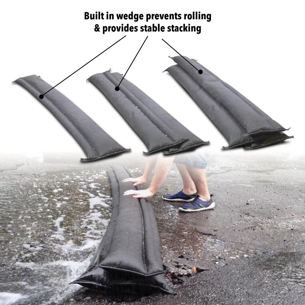 Quick Dam 10-ft L x 6-in W Self-Inflating Flood Barrier QD610-1 from ...