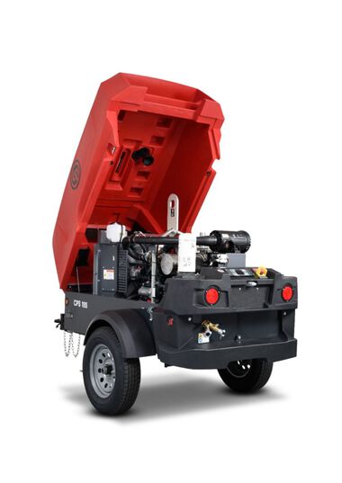 Chicago Pneumatic Portable Tow Behind Air Compressor 180 CFM 8972426002 ...