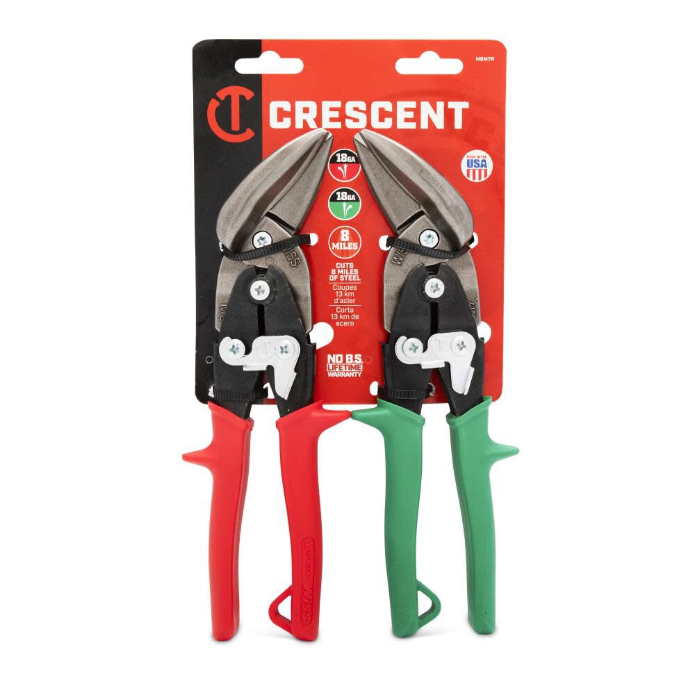 Crescent Wiss Offset Aviation Snip Set 2pc M6M7R - Acme Tools