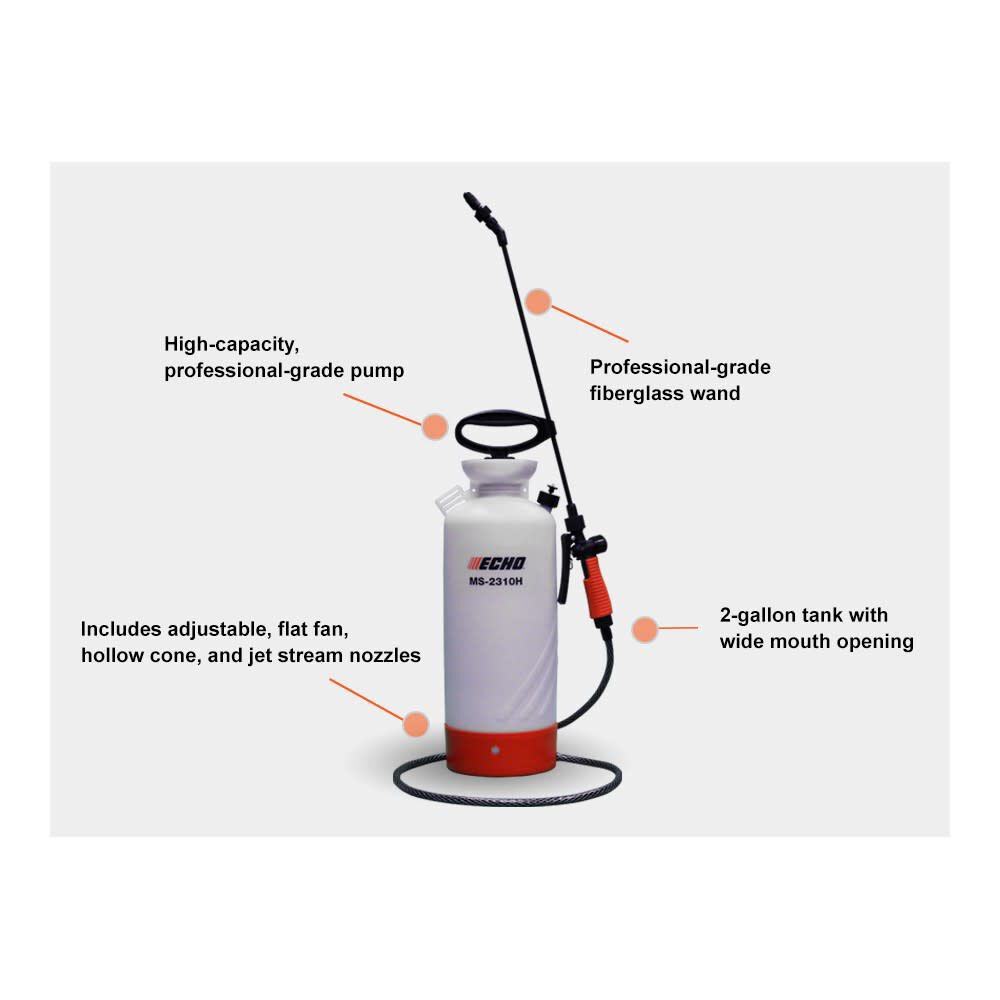 Echo 2 Gallon 45 PSI Handheld Manual Sprayer MS-2310H - Acme Tools
