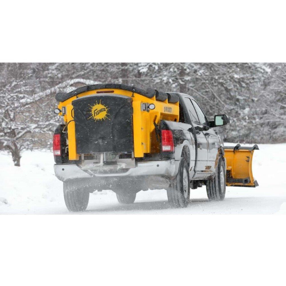 Fisher Salt Hopper Spreader 1.5 Cu yd Poly Caster V Box 78001-1 - Acme ...