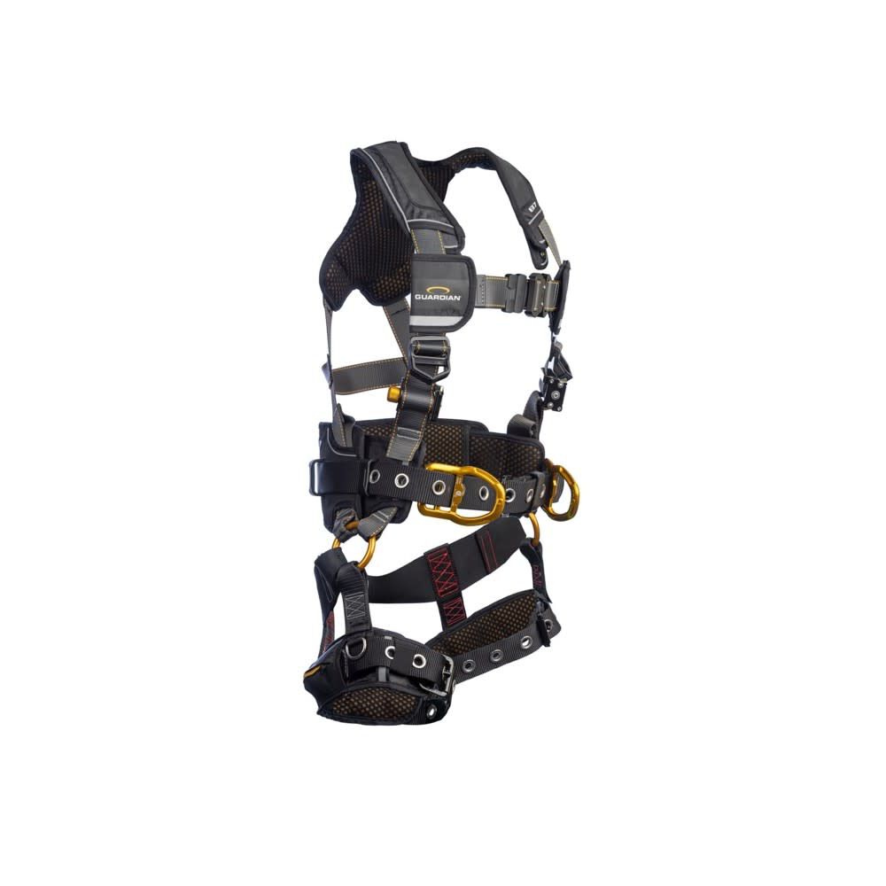 Guardian Fall Protection Full Body Harness with QC Chest/TB Leg Buckle ...