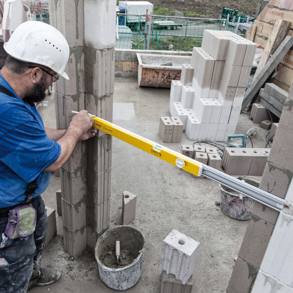 Stabila 25 Inch - 41 Inch Type 80 T Extendable Spirit Level Tool 29441 ...