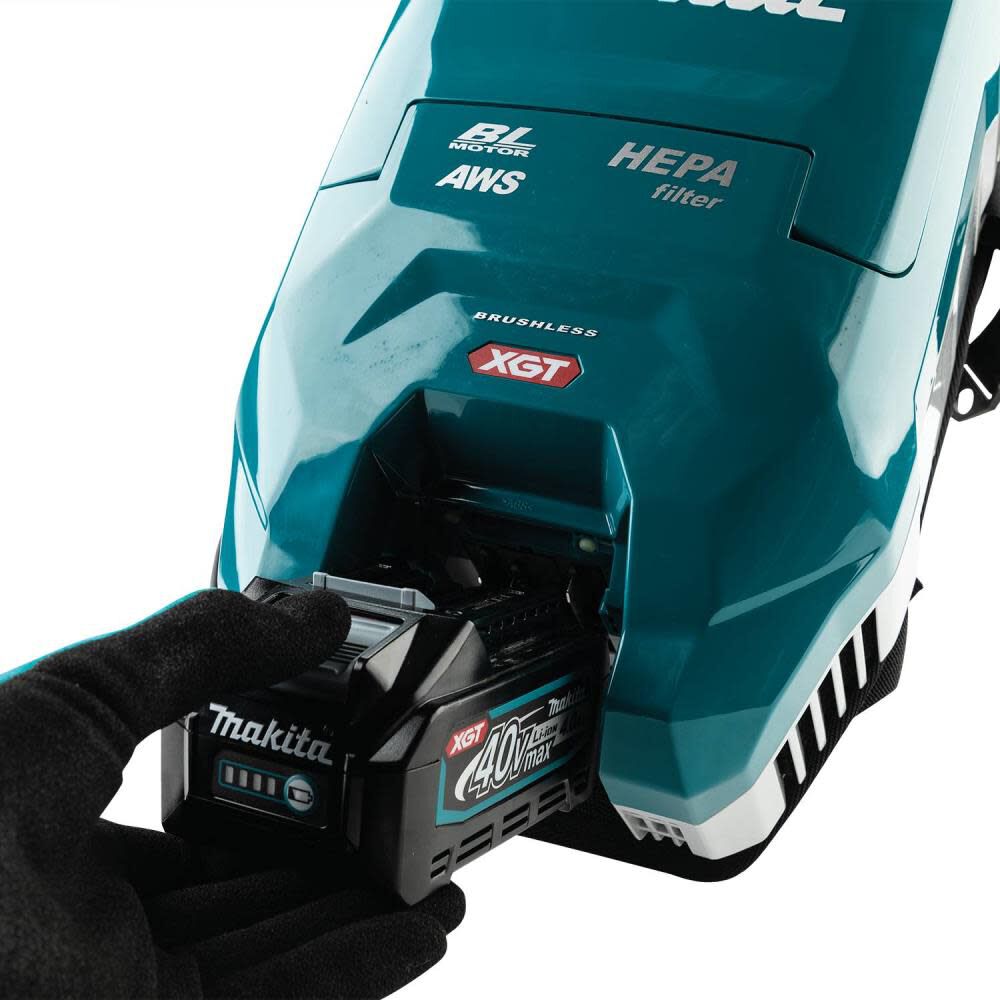 Makita 40V max XGT 1/2 Gallon HEPA Backpack Dry Dust Extractor (Bare ...