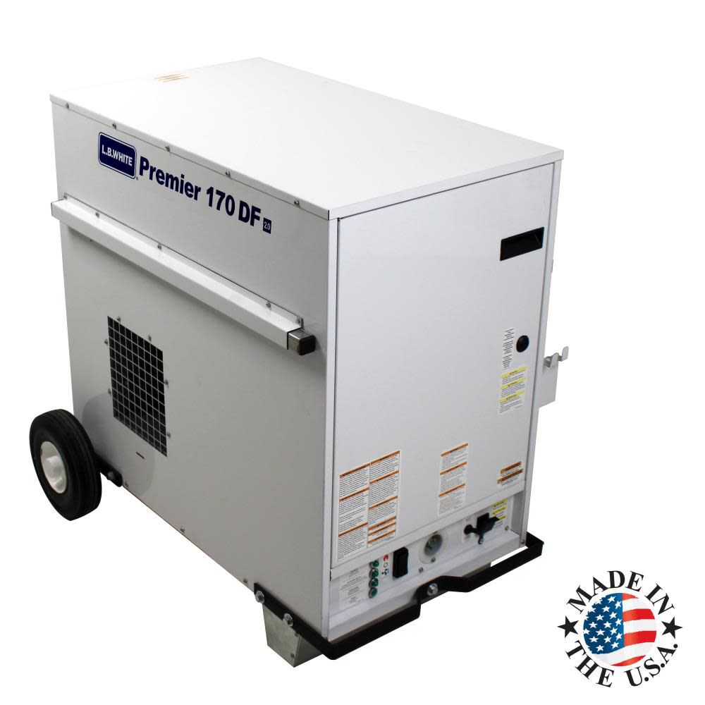 LB White Premier Enclosed flame Ductable Dual Fuel - LP/NG 170k BTU ...