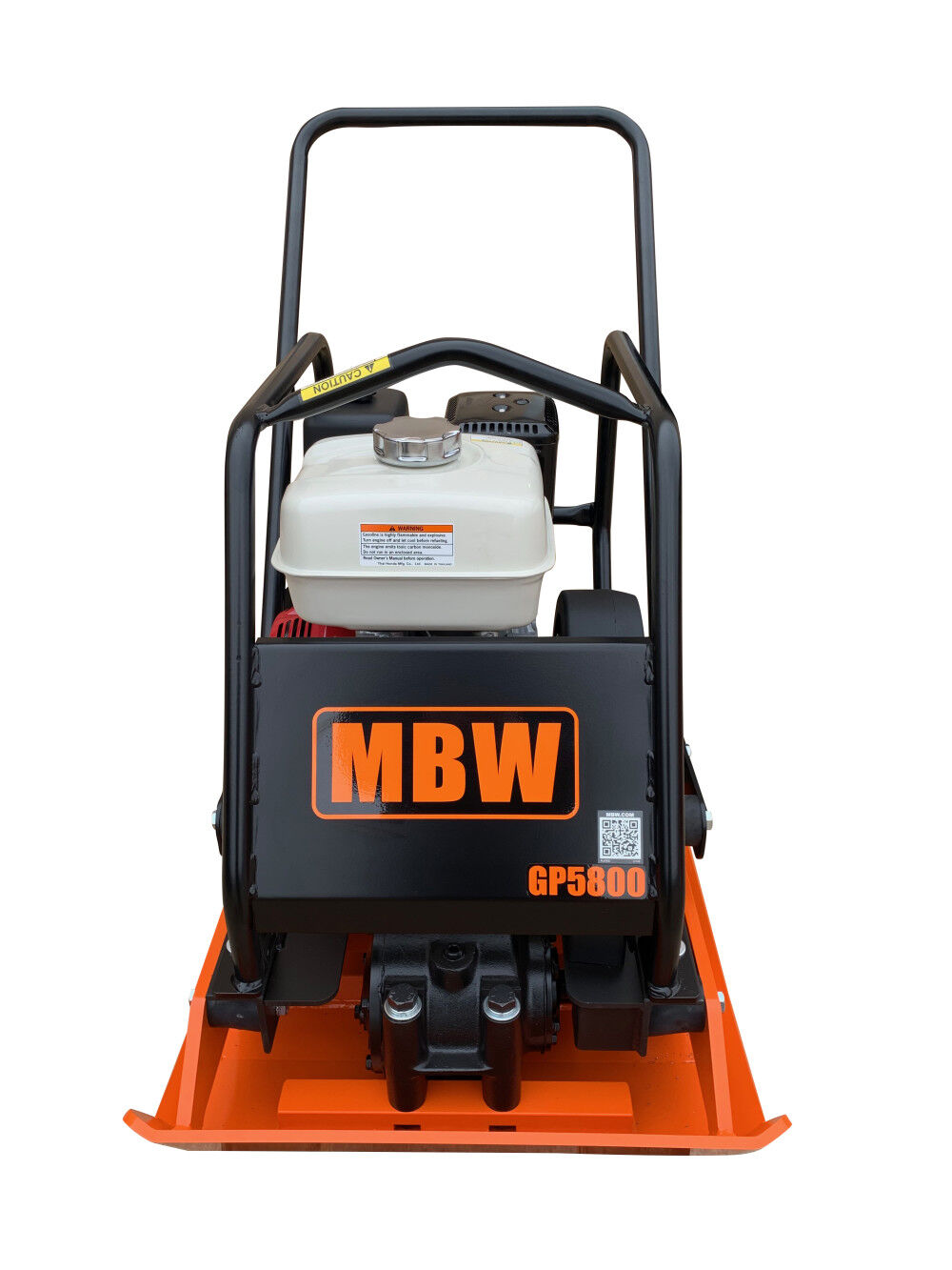 MBW GP5800 Plate Compactor 288lb with Honda GX270 Engine 5800H - Acme Tools