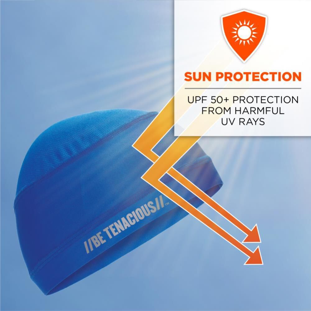 Ergodyne Chill Its 6632 Cooling Skull Cap Blue 12689 - Acme Tools