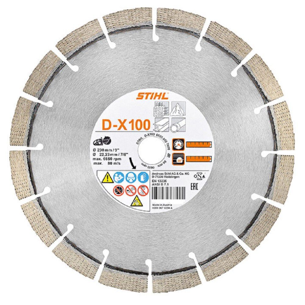 Stihl D-X100 Elite Concrete Cutting Wheel 0835 092 2000 from Stihl ...