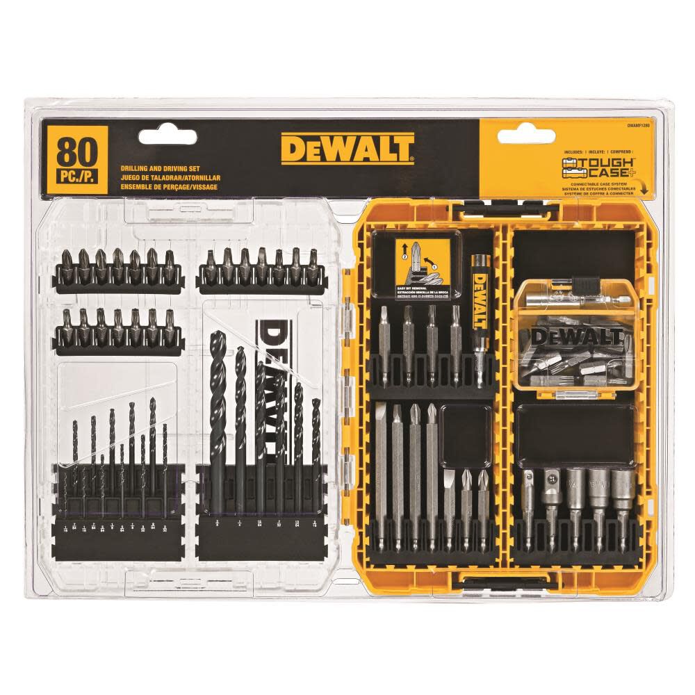 DEWALT 80 Pc Pro Drilling/Driving Set DWAMF1280 - Acme Tools