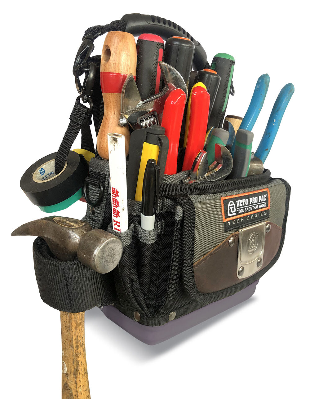 Veto Pro Pac 5 Pocket Tool Pouch with Base TP5B - Acme Tools