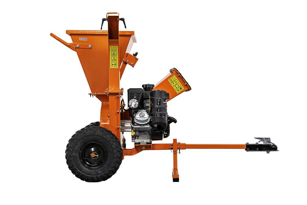 DK2 Chipper Shredder with Trailer Tow Hitch 3in 7 HP 208cc OPC503 from ...