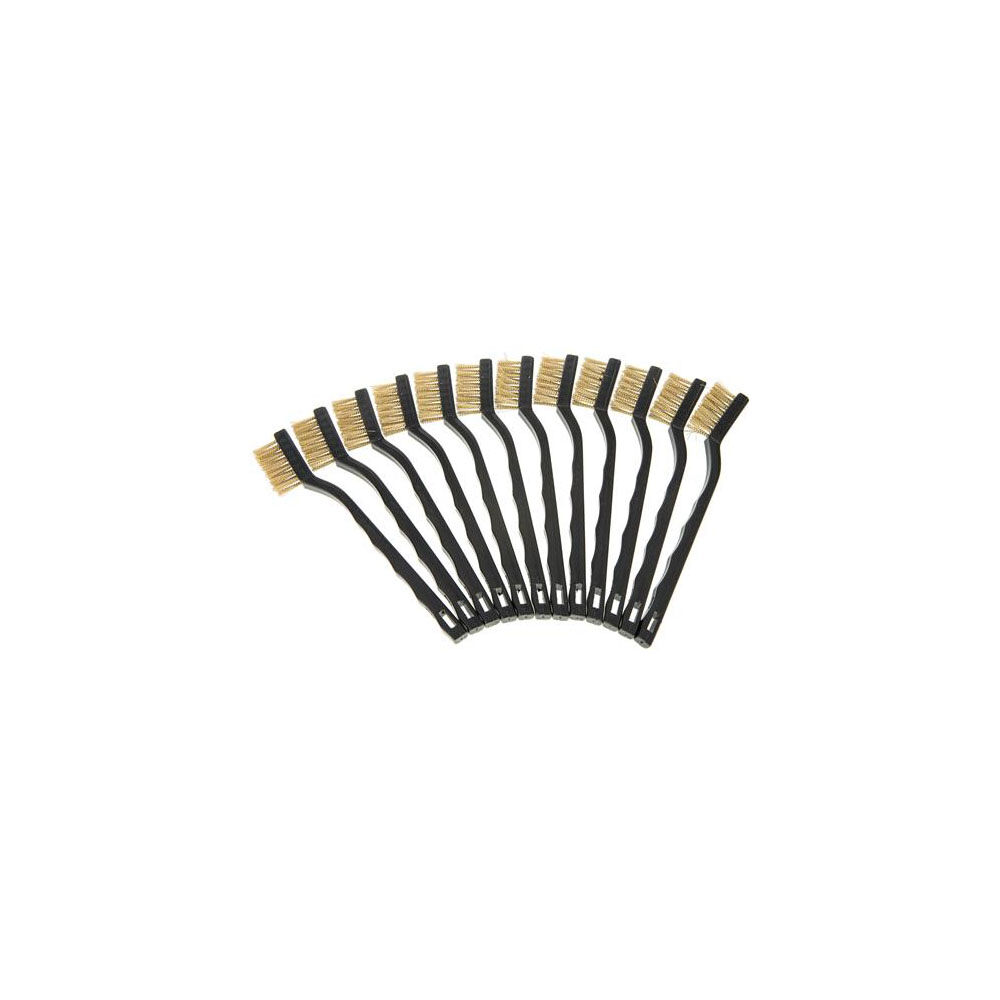 Woodstock Steelex Brass Wire Brush Set 12pc D2481 - Acme Tools