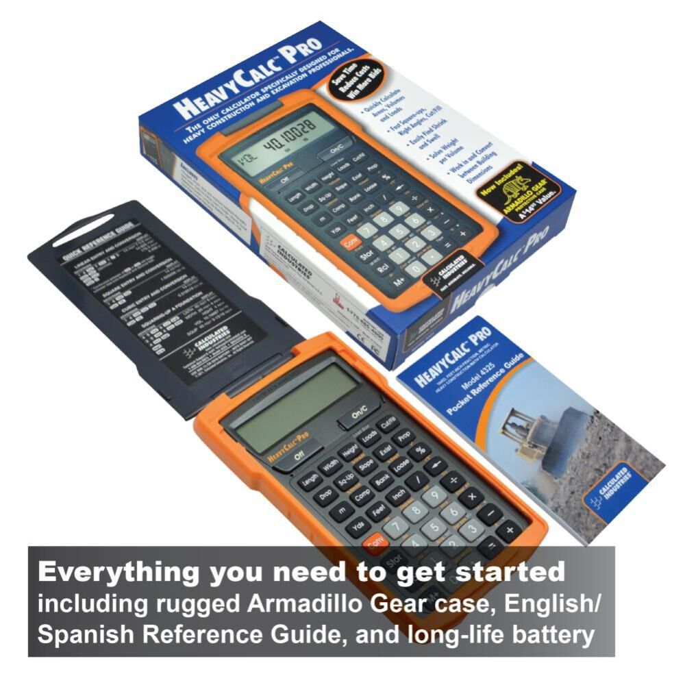 Calculated Industries Heavy Construction Math Calculator 4325 - Acme Tools