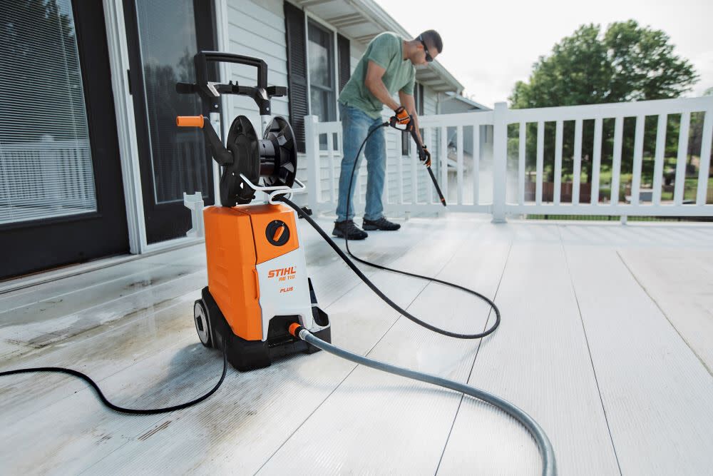 Stihl RE 110 PLUS Electric Pressure Washer Compact Lightweight 4950 011 ...