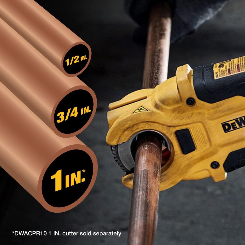 DEWALT IMPACT CONNECT Copper Pipe Cutter Attachment DWACPRIR - Acme Tools