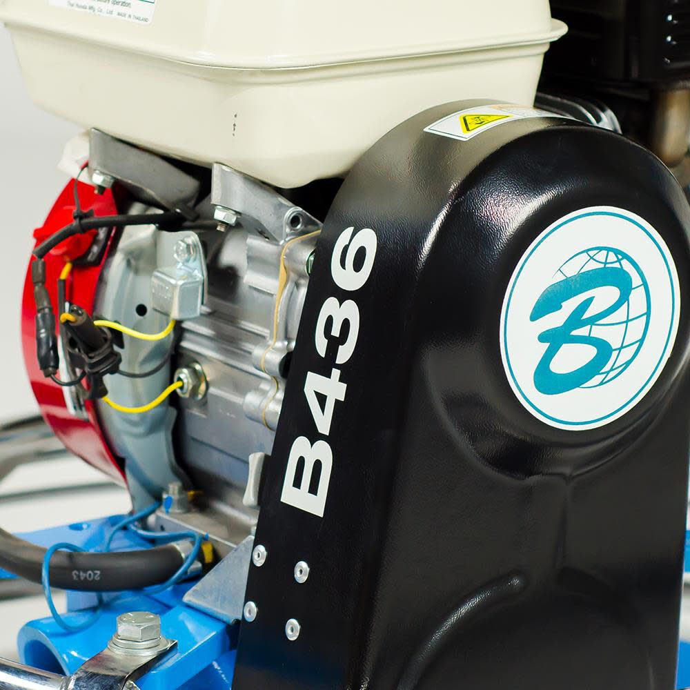 Bartell Morrison B436 36in Pro Trowel Combo Blades Hoist Hook and Easy Pitch Honda GX270 ...