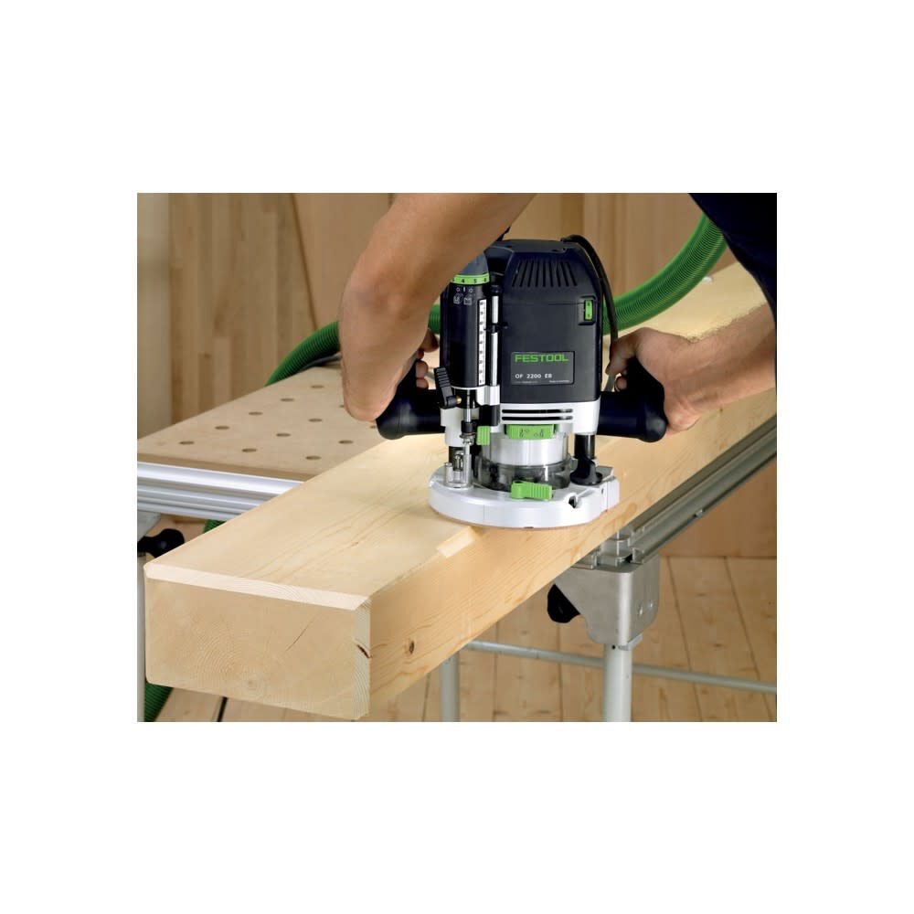 Festool 3 5/32in OF 2200 EB-F-Plus Plunge Router with Systainer 576223 ...