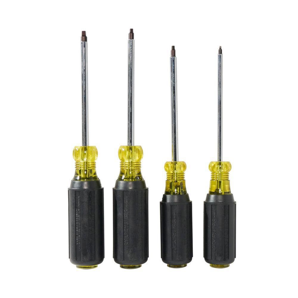Klein Tools Square Recess Screwdriver Set 4 Pc 85664 - Acme Tools