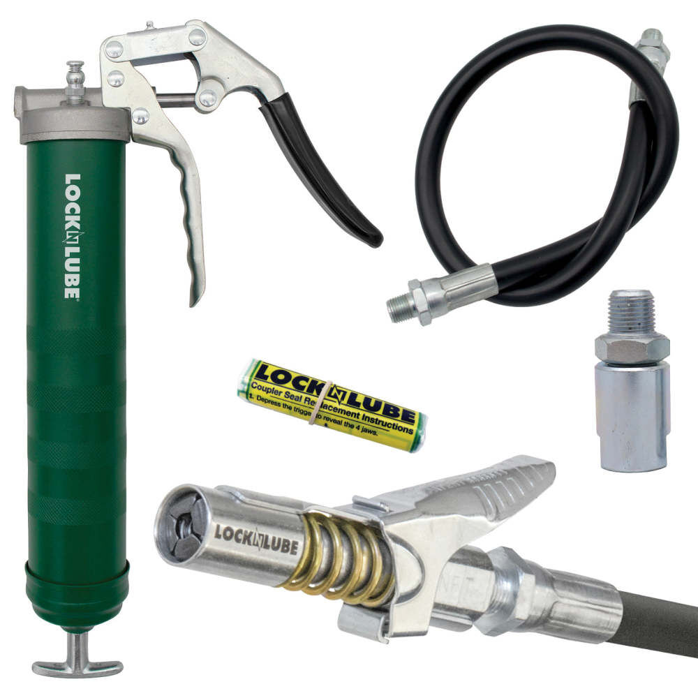 Lock N Lube Lock N Lube Pistol Grip Grease Gun 5000 PSI Heavy Duty ...