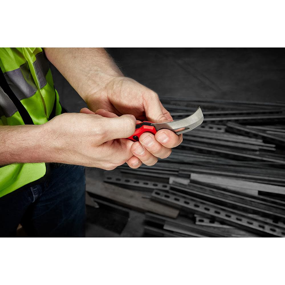 Milwaukee FASTBACK Hawkbill Folding Pocket Knife 48-22-1525 from ...