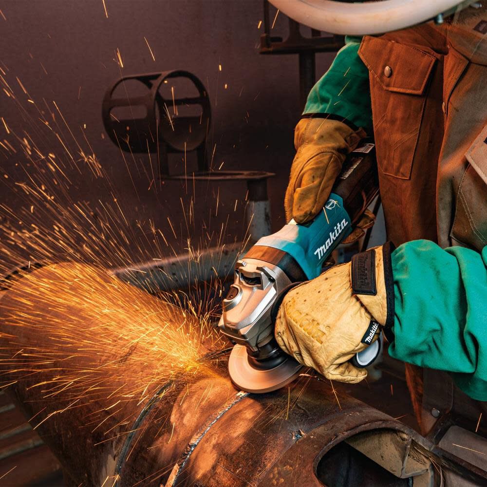 Makita 5 in SJS II High-Power Angle Grinder, Paddle Switch, with Brake GA5093 from Makita - Acme ...