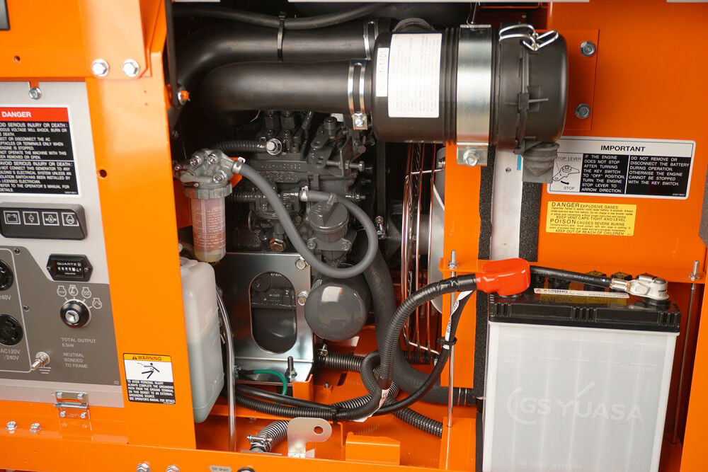Kubota GL7000 Lowboy II Diesel Industrial Generator 7kW GL7000 from ...