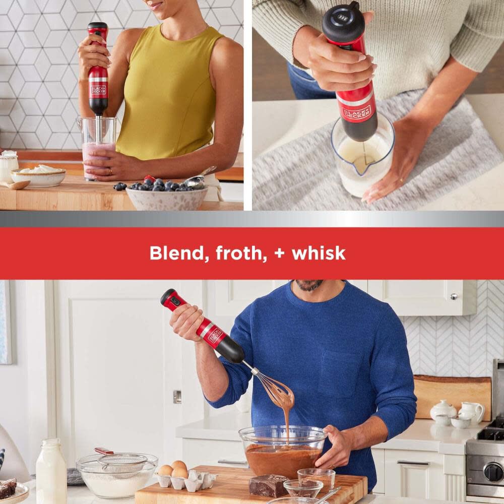 Black and Decker kitchen wand Cordless 3 in 1 Kitchen Multi Tool Red ...