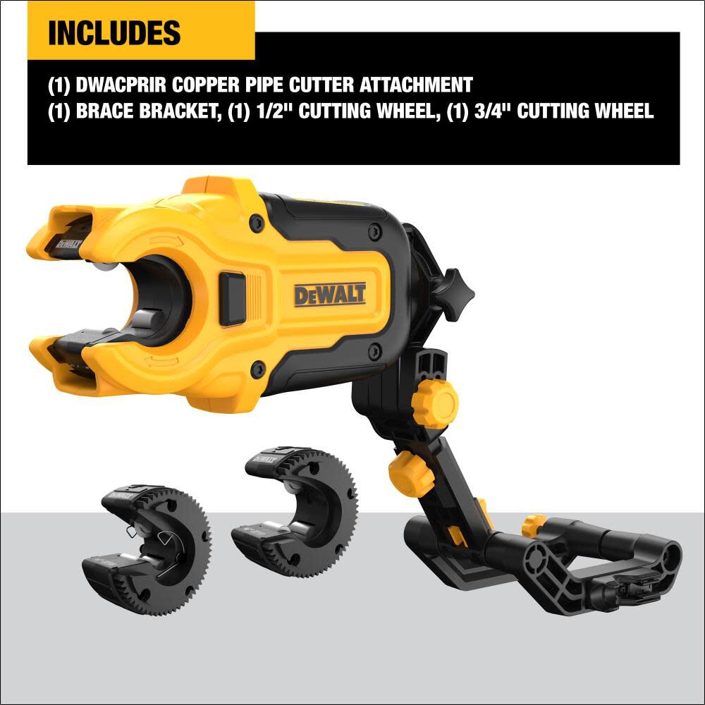 DEWALT IMPACT CONNECT Copper Pipe Cutter Attachment DWACPRIR - Acme Tools