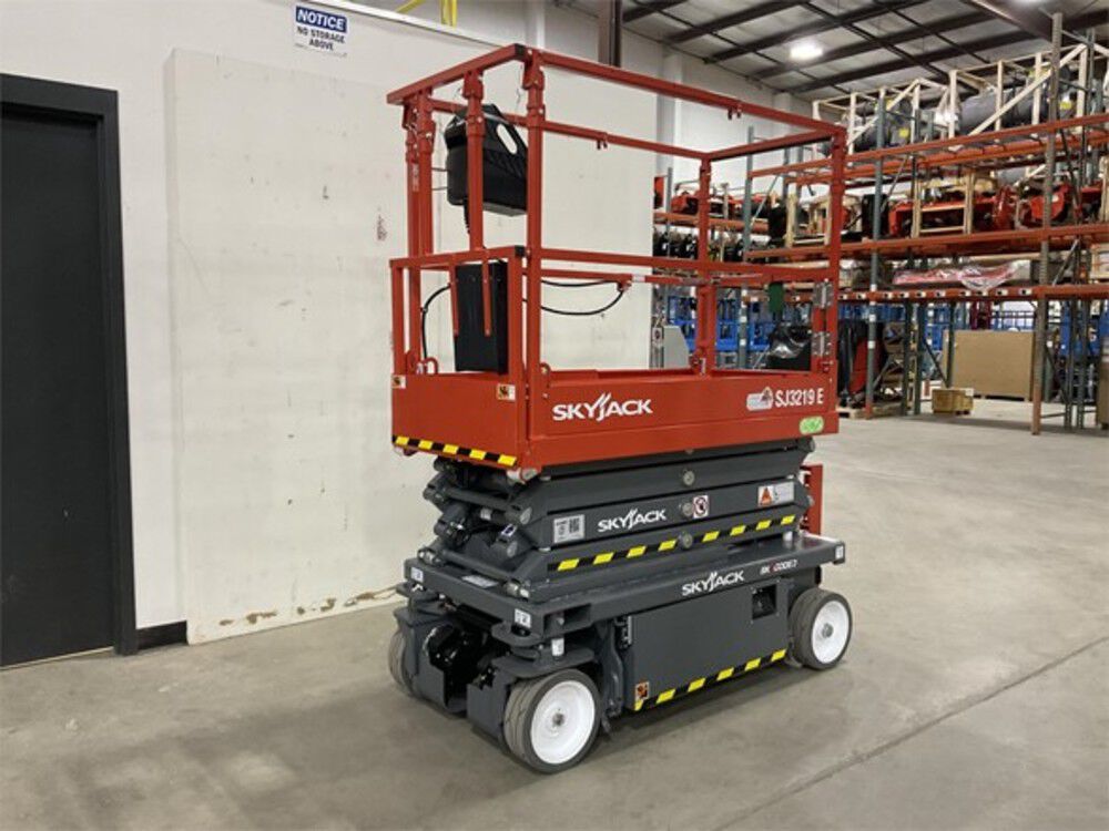 Skyjack 19' 500 lbs DC Electric Scissor Lift with E-Drive SJ3219E - Acme Tools