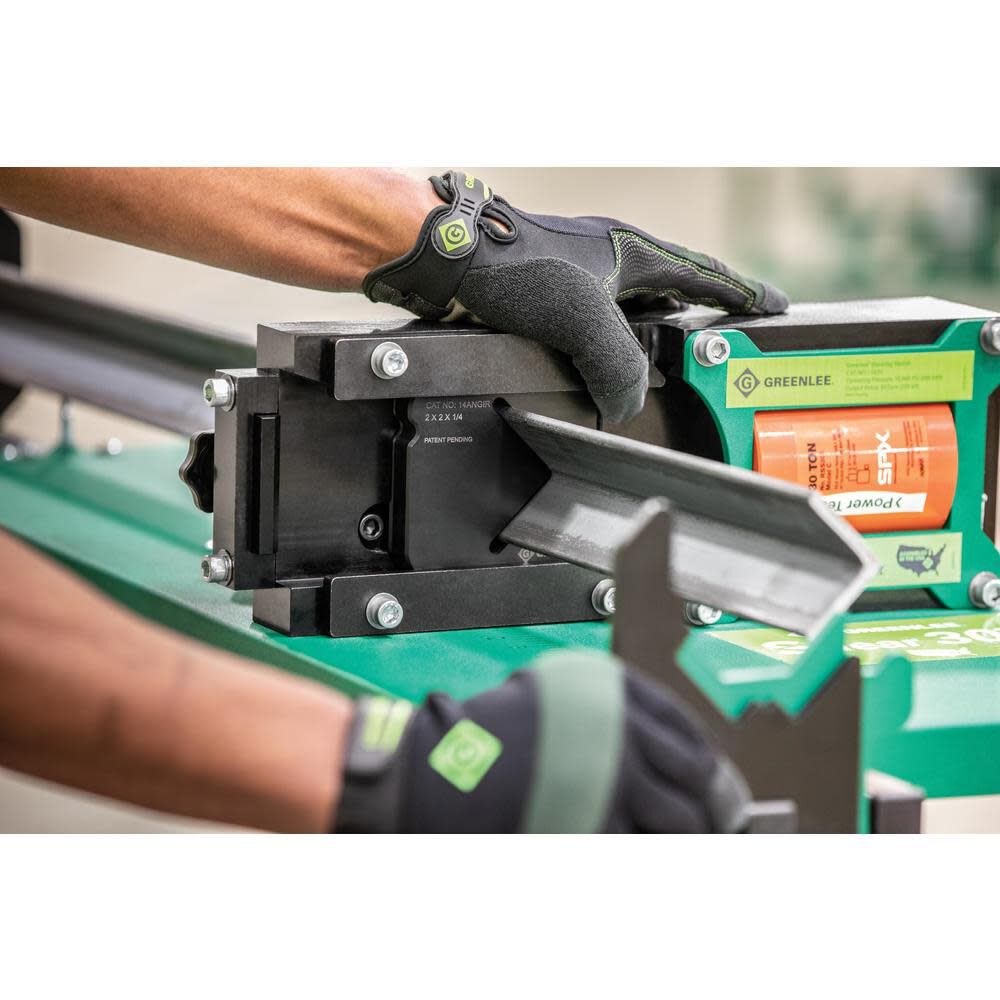 Greenlee Angle Iron Die Set with Support System for Strut Cutter 14ANG ...