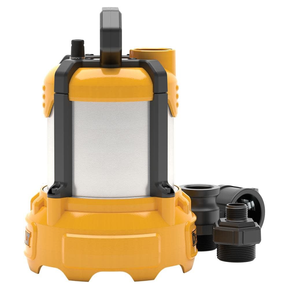 DEWALT 3/4 HP Aluminum Submersible Utility Pump with Hose Kit DXWP61779 - Acme Tools