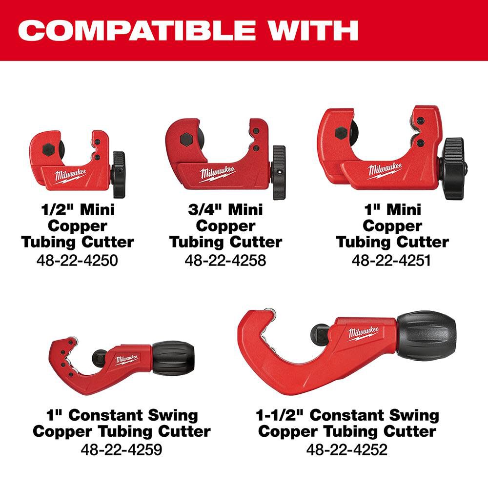 Milwaukee Replacement Cutter Wheels (2-Piece) 48-22-4256 - Acme Tools