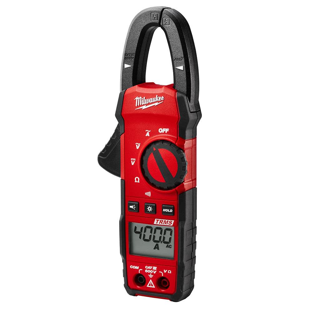 Milwaukee Heavy-Duty True-RMS 400 Amp Electrical Clamp Meter 2235-20 ...