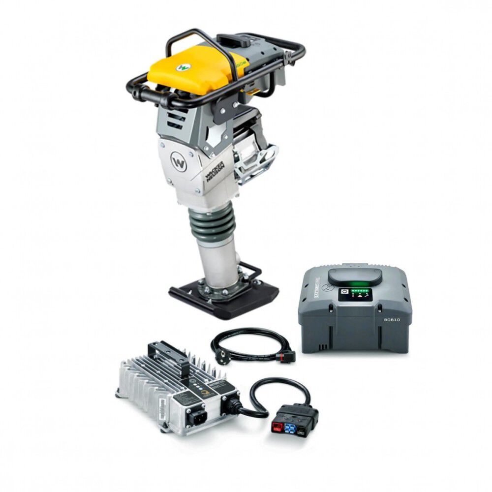 Wacker Neuson AS60e Battery Powered Rammer Standard Kit with BOC7 Charger 5100072113 - Acme Tools