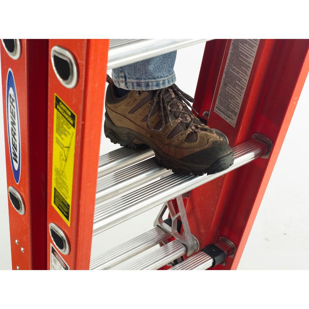 Werner 16 Ft. Type IA Fiberglass Compact Extension Ladder D6216-3 from ...