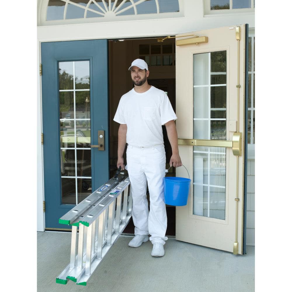 Werner 24' Aluminum Extension Ladder Type II Compact D1224-3 from ...