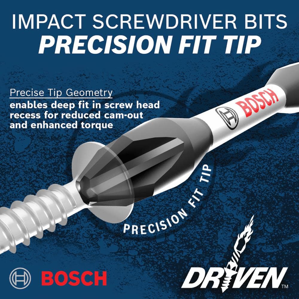 Bosch Driven Impact Screwdriving & Drilling Custom Case Set 20pc ...