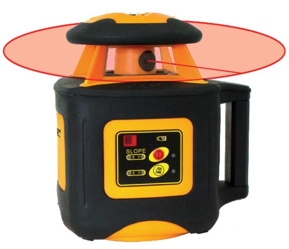 Johnson Level High Accuracy Dual Slope Rotary Laser System 40-6541 ...